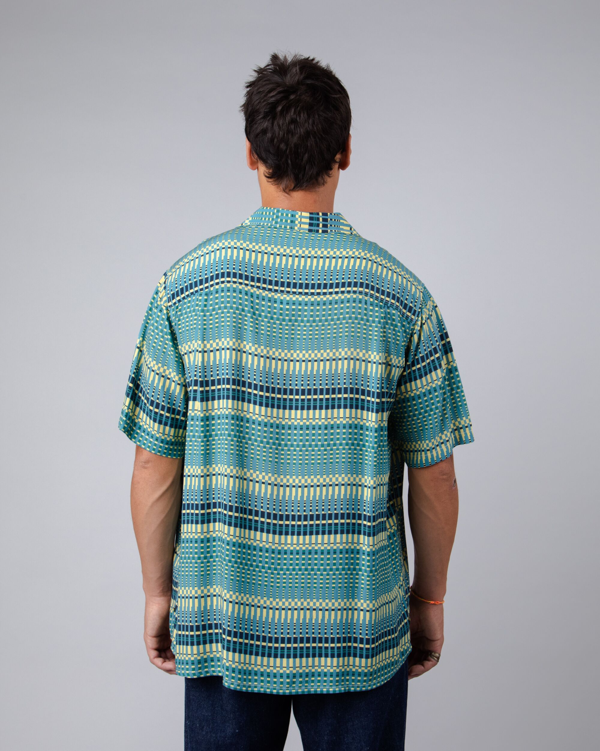 Calella Aloha Shirt Ocean - 100% Sustainable viscose - Brava Fabrics ...